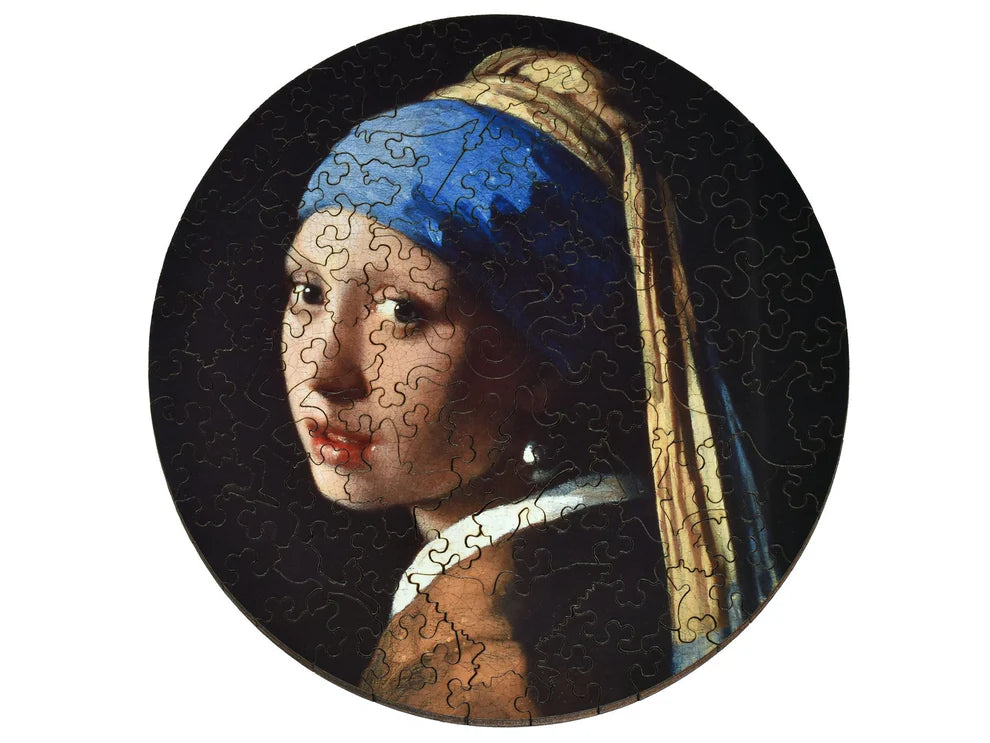 Girl With a Pearl Earring Wooden Puzzle – Red Orchard