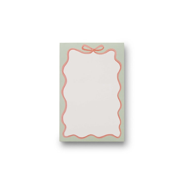 Ribbon Notepad – Red Orchard