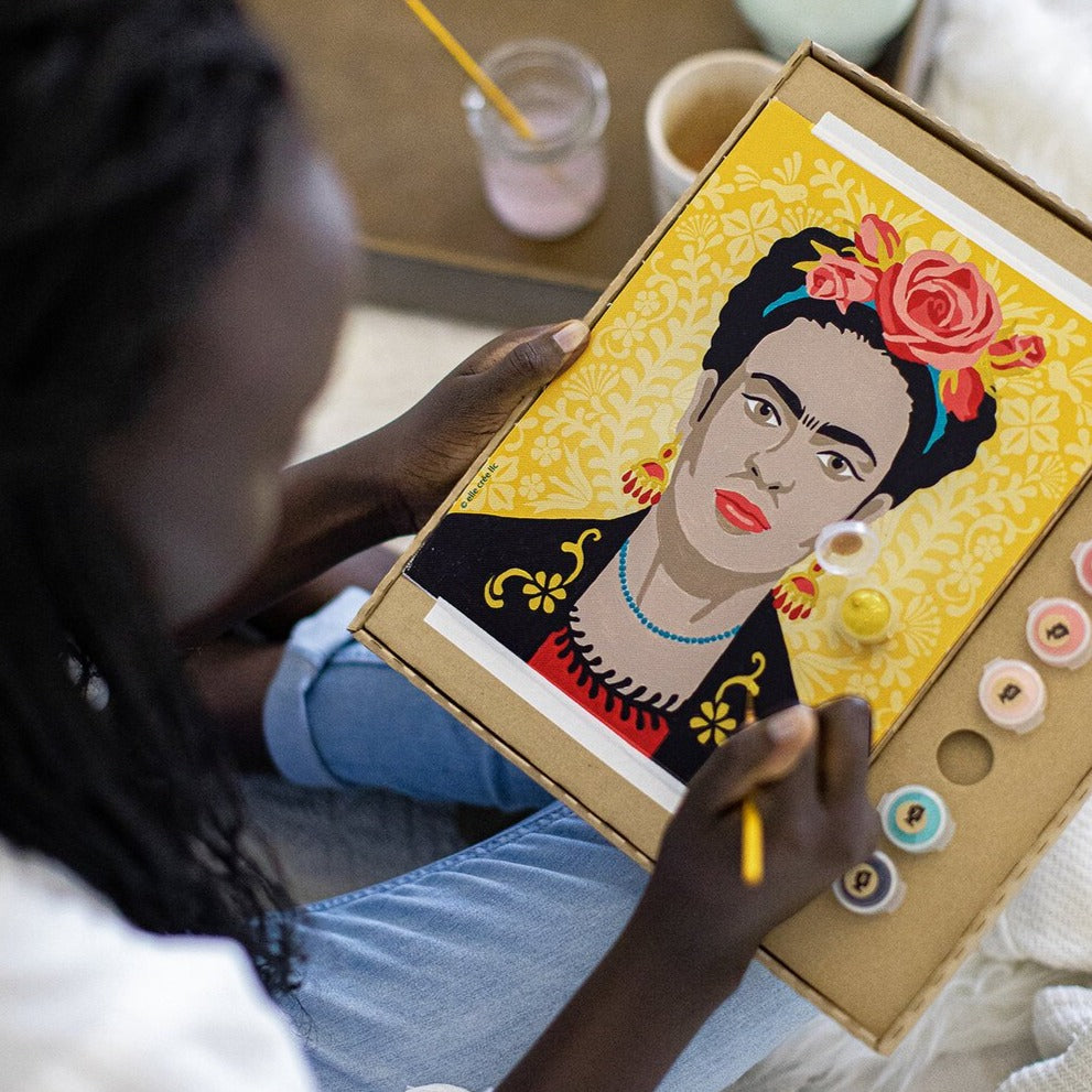 Frida Kahlo Paint-by-Number – Red Orchard