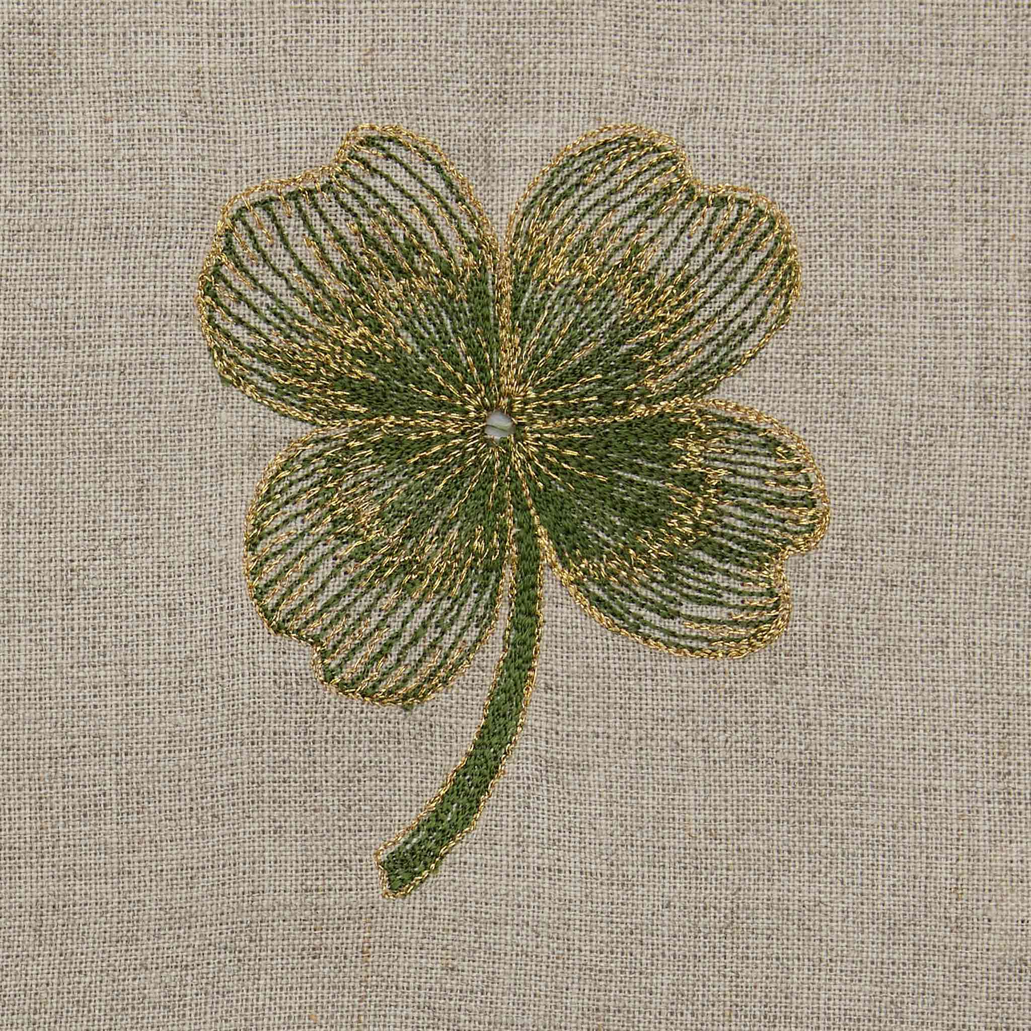 Good Luck Embroidered Cocktail Napkin Set – Red Orchard