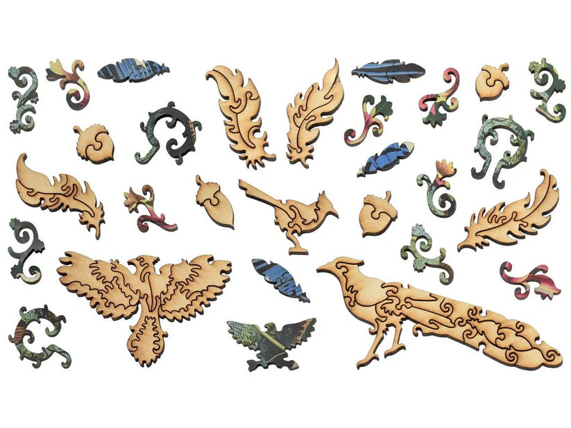 Blue Jay Wooden Puzzle – Red Orchard