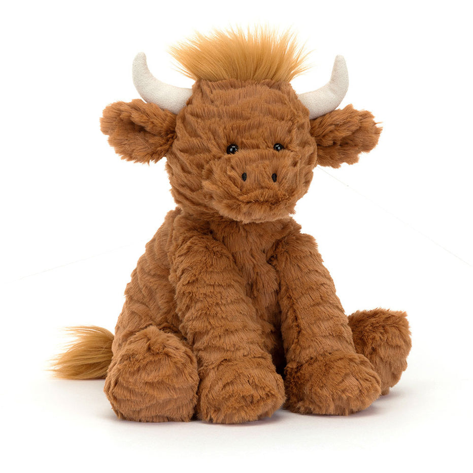Highland Cow Stuffie – Red Orchard