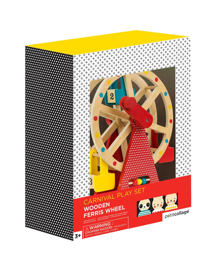 Wooden Ferris Wheel Carnival Play Set – Red Orchard