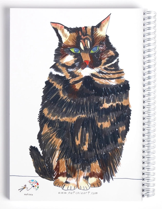 Margot Cat Cat Notebook – Red Orchard