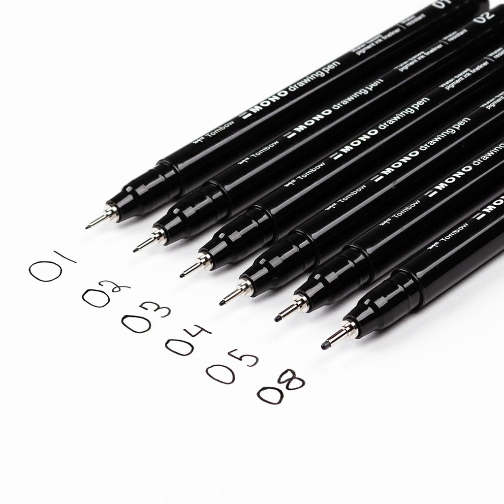 MONO Drawing Pens - Set of 6 – Red Orchard