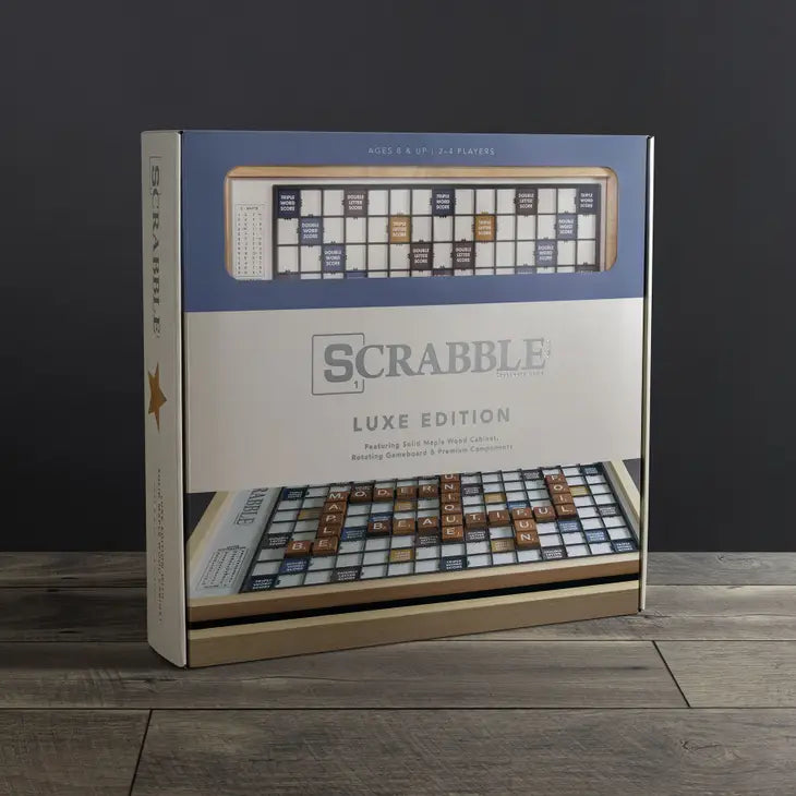 Luxe Edition Maple Scrabble Set – Red Orchard