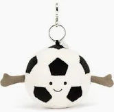 Soccer Stuffie Bag Charm – Red Orchard