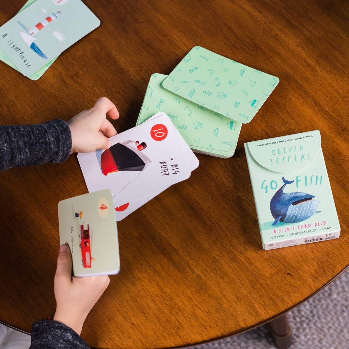 Go Fish 3-in-1 Card Deck – Red Orchard