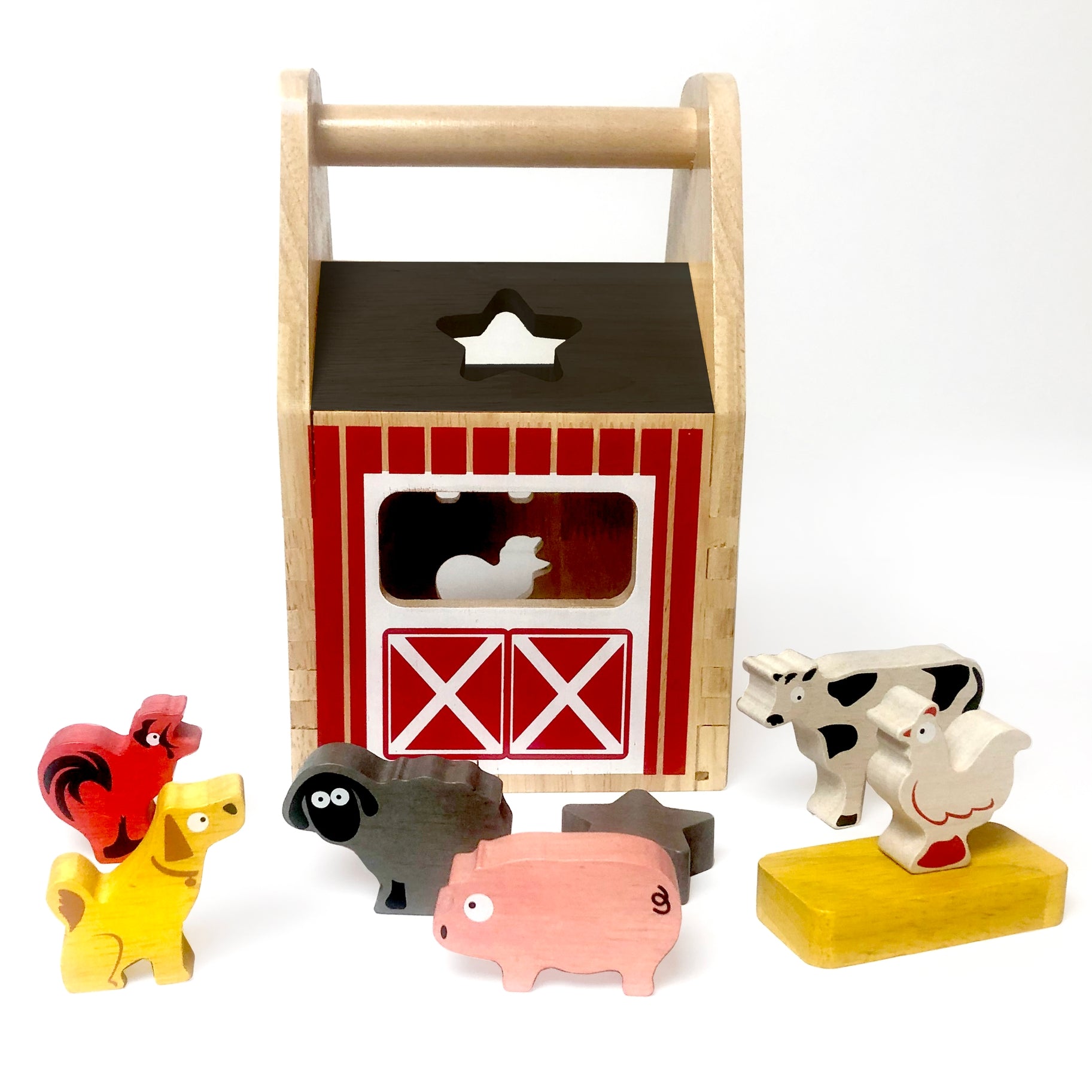 Barnyard Shape Sorter – Red Orchard