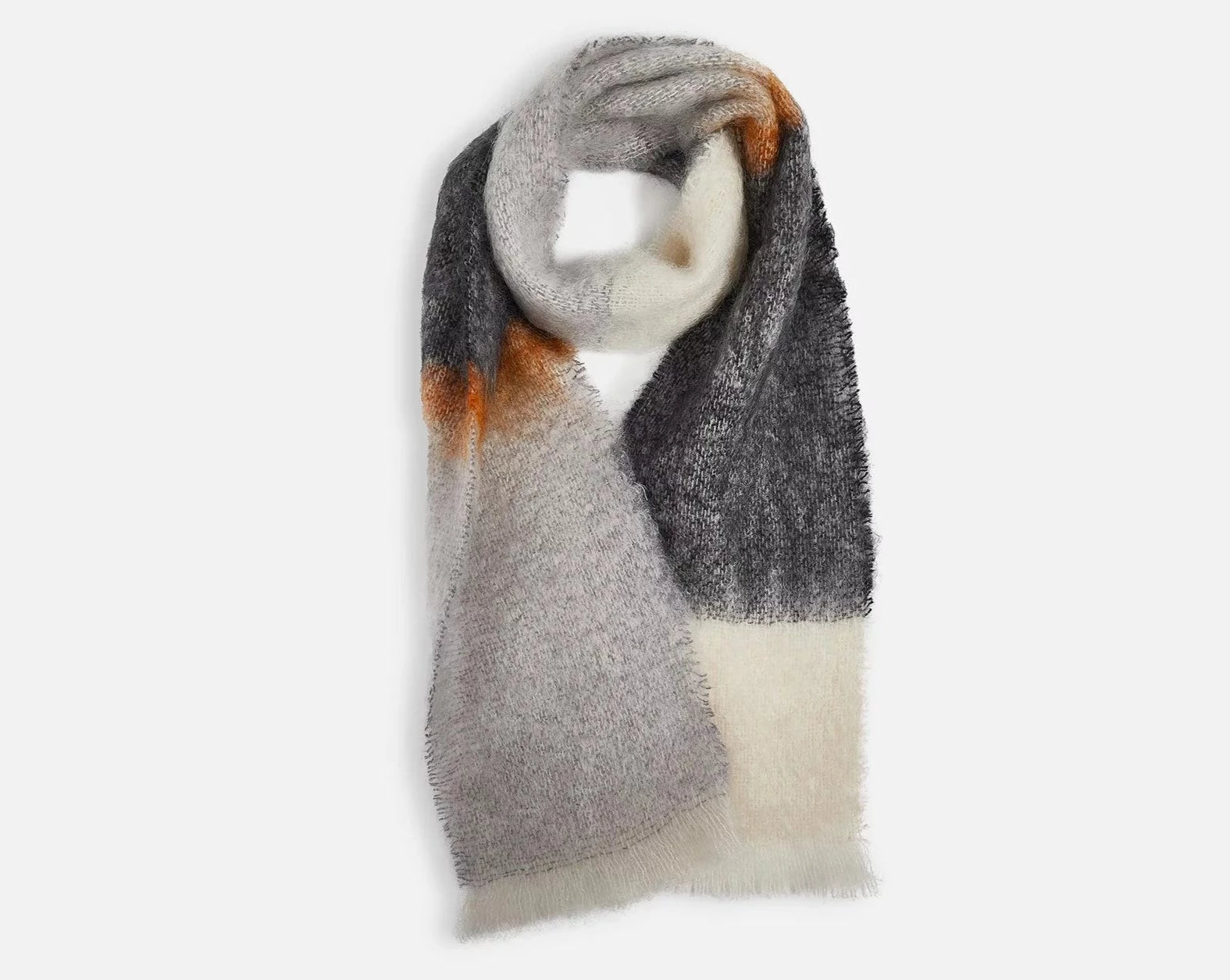 Silare Mohair Scarf – Red Orchard