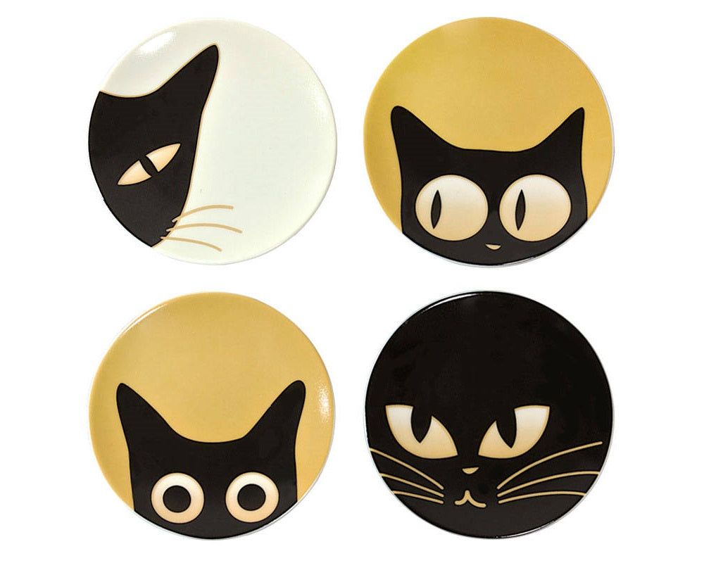 Shady Cats Plate Set – Red Orchard