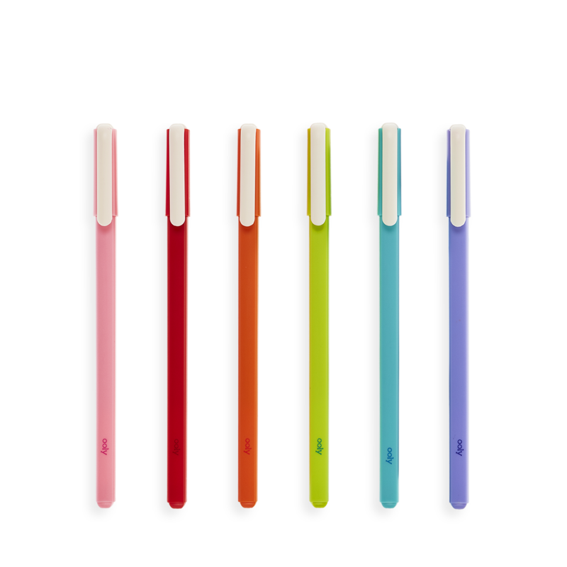 Fine Line Colored Gel Pens – Red Orchard