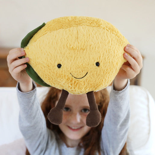 Squeezable Lemon Stuffie – Red Orchard