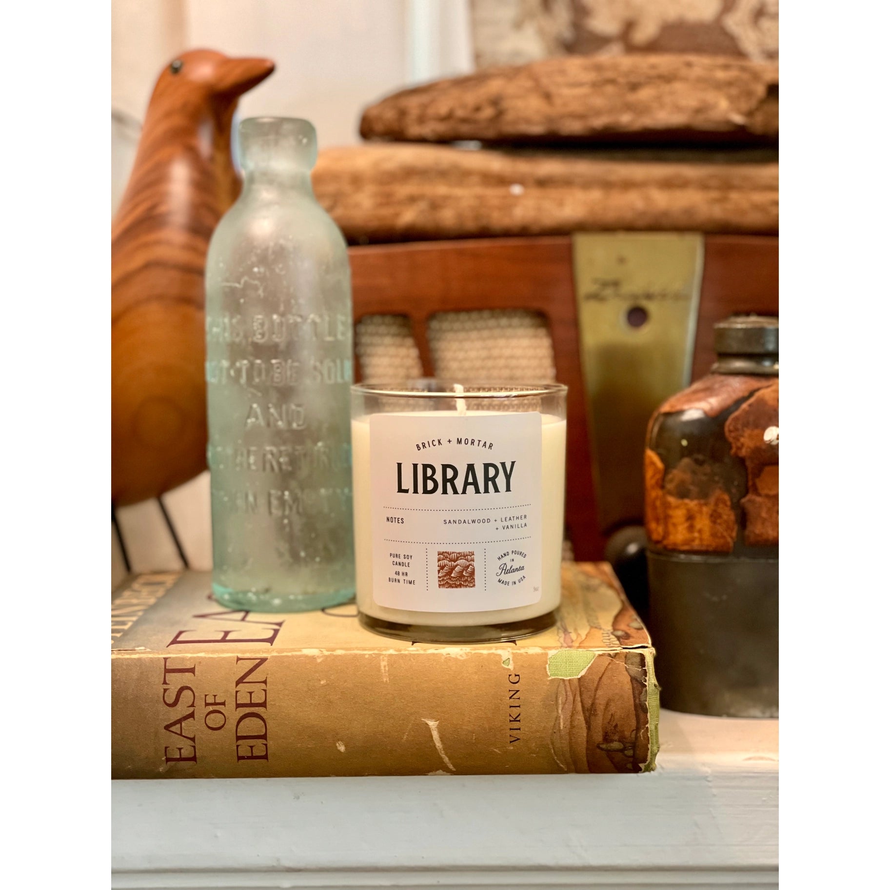 Library Scented Candle – Red Orchard