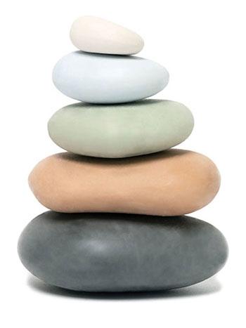 Stacking Stones Erasers – Red Orchard